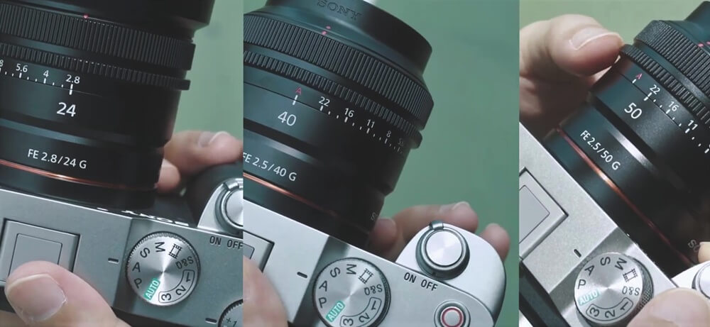 เลนส์โปรแฝด 3! Sony Trio G ขนาดคอมแพค สำหรับ E-mount